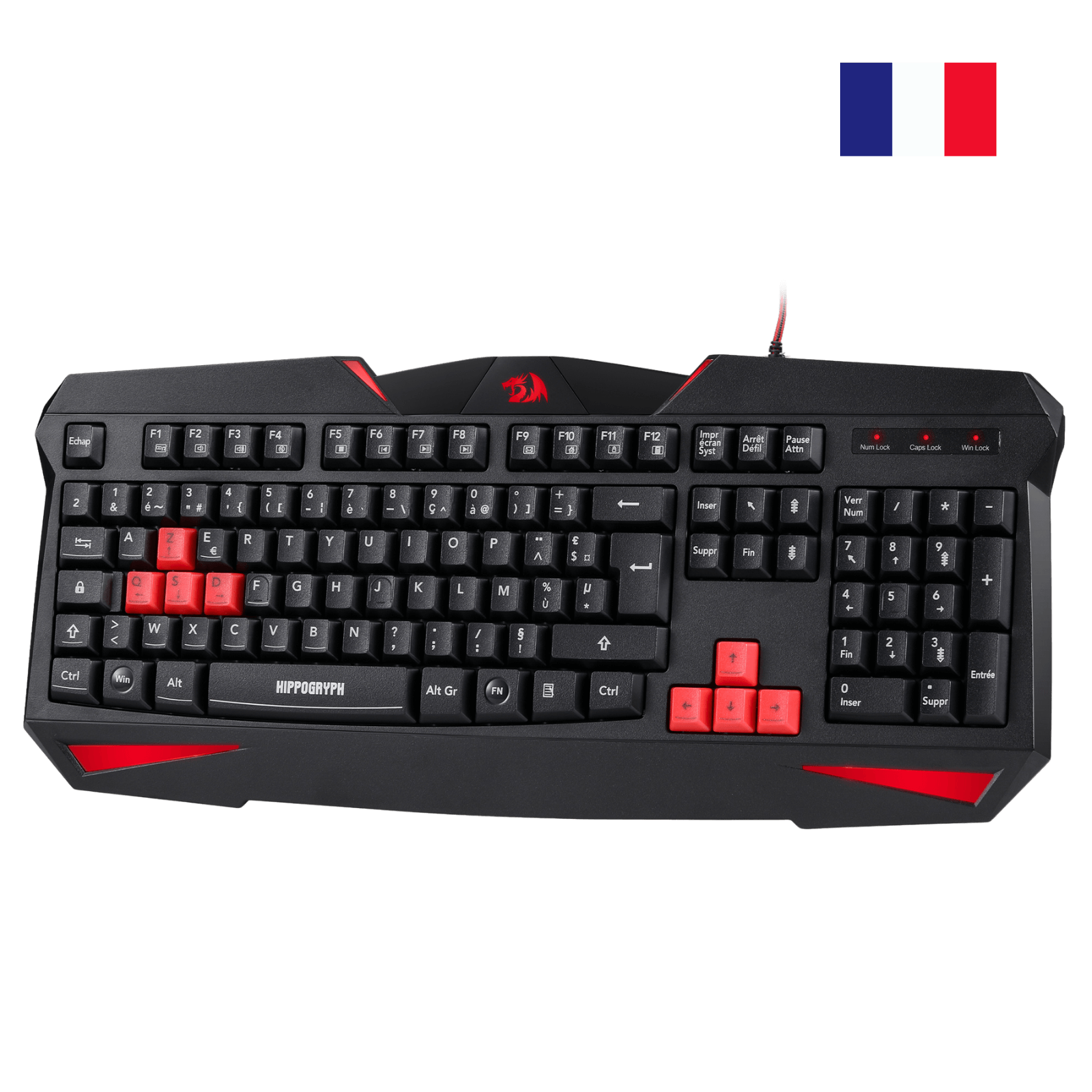 HIPPOGRYPH K301 Clavier De Jeu À Membrane Filiaire - MMO.Net